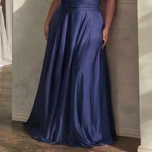 Cinderella | Dresses | New Long Off The Shoulder Sleeveless Aline Satin ...
